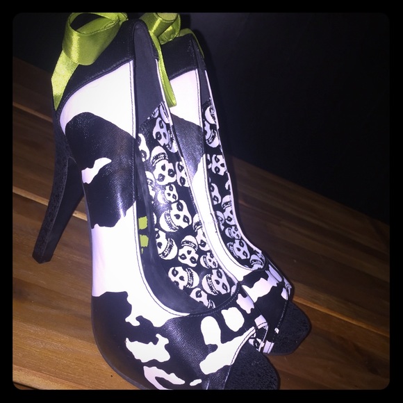 Iron Fist | Shoes | Iron Fist Misfits Peep Toe Heel | Poshmark